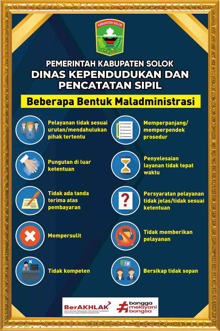 Mal Administrasi - Disdukcapil Kab Solok